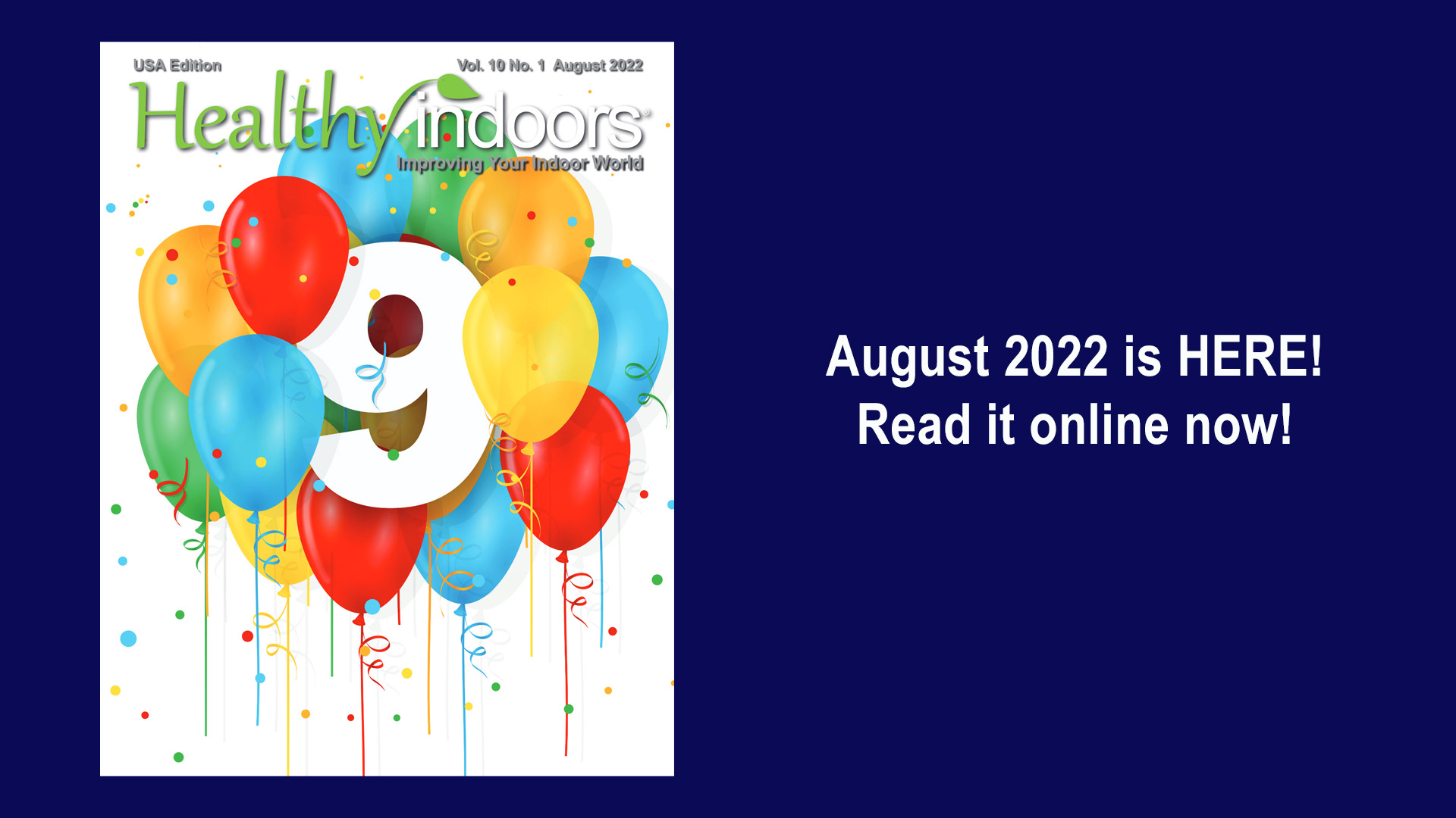 The August Edition of Healthy Indoors Magazine is here! | Healthy Indoors